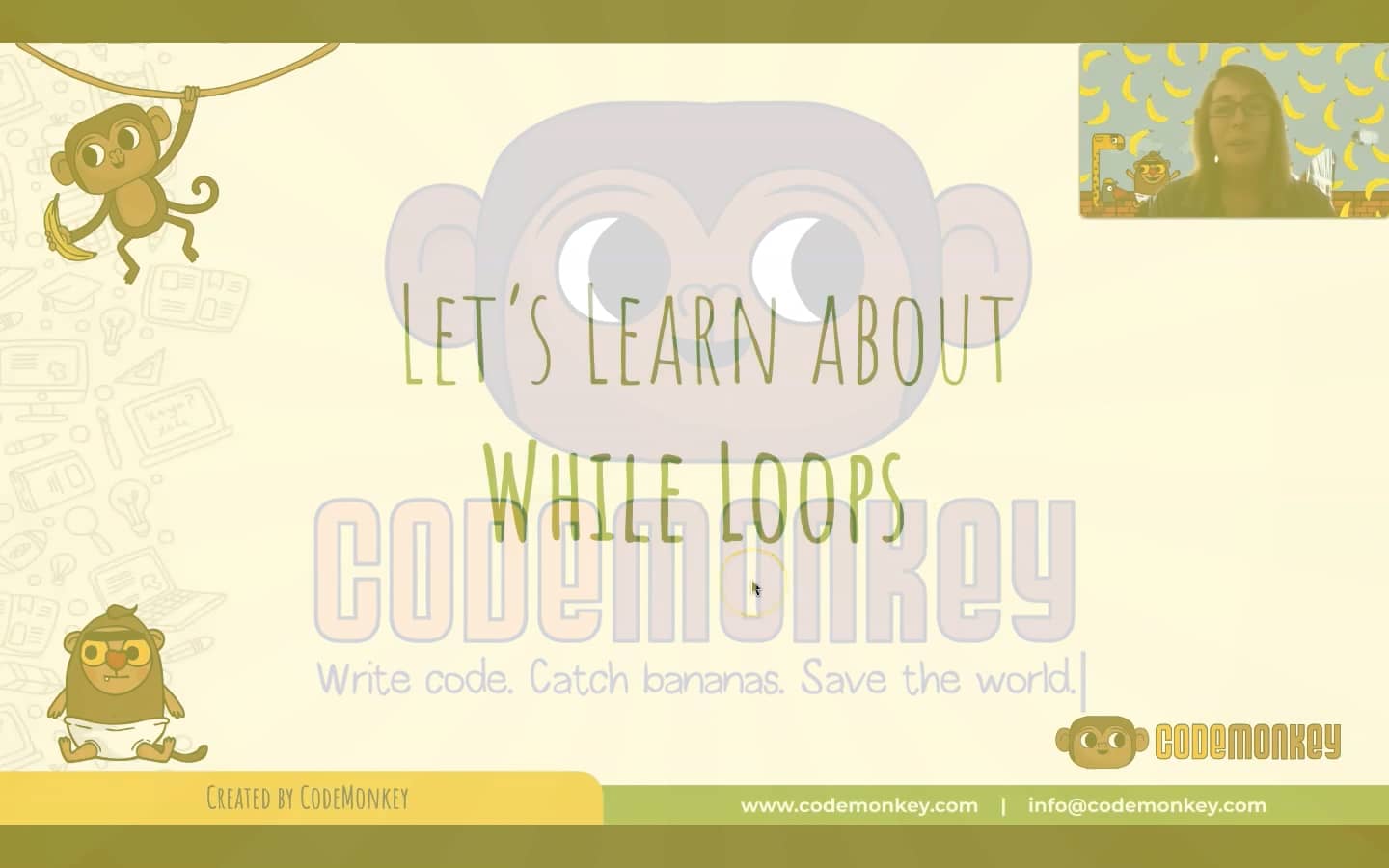 Coding Concept: While Loops - Banana Tales Part 1 on Vimeo