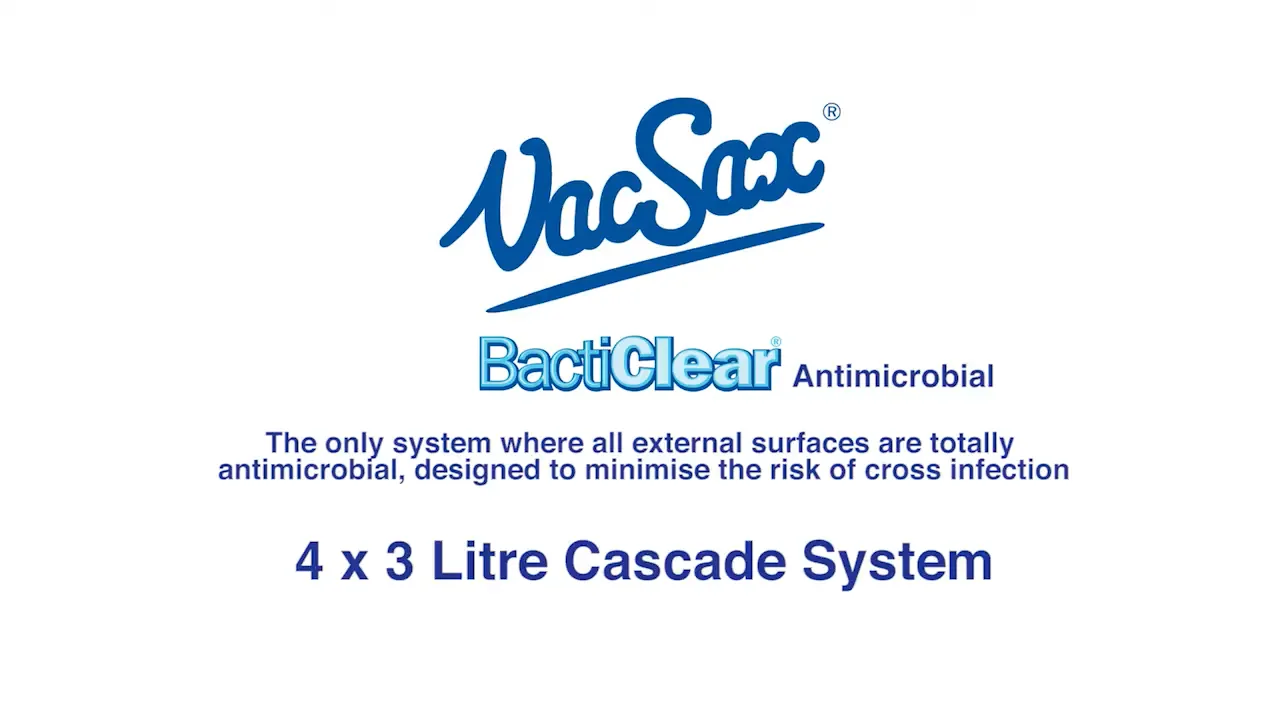 4 x 3 Litre CascadeTandem System, VacSax BactiClear Antimicrobial.mp4 ...
