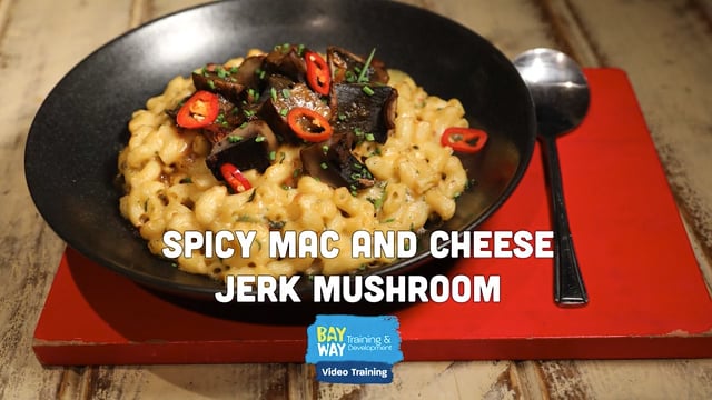 Spicy Mac & Cheese Jerk Mushroom.mp4 on Vimeo