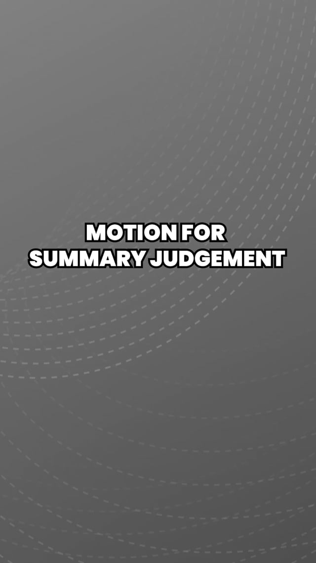 Motion For Summary Judgement | Brown & Charbonneau, LLP