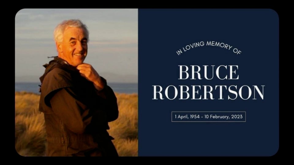 Bruce Robertson - Memorial Service on Vimeo