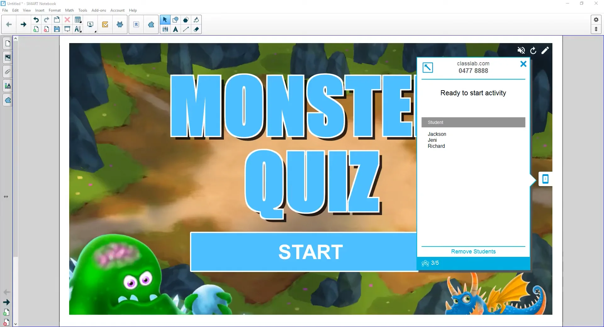 How to create and deliver a Monster Quiz activity on Vimeo