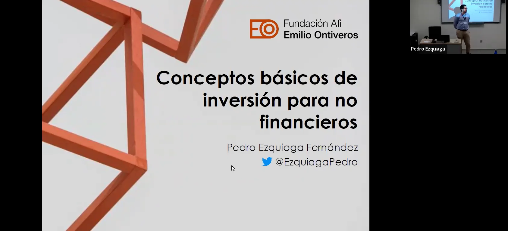 16-03-2023 Sesión informativa: "Conceptos básicos de inversión para no financieros" on Vimeo