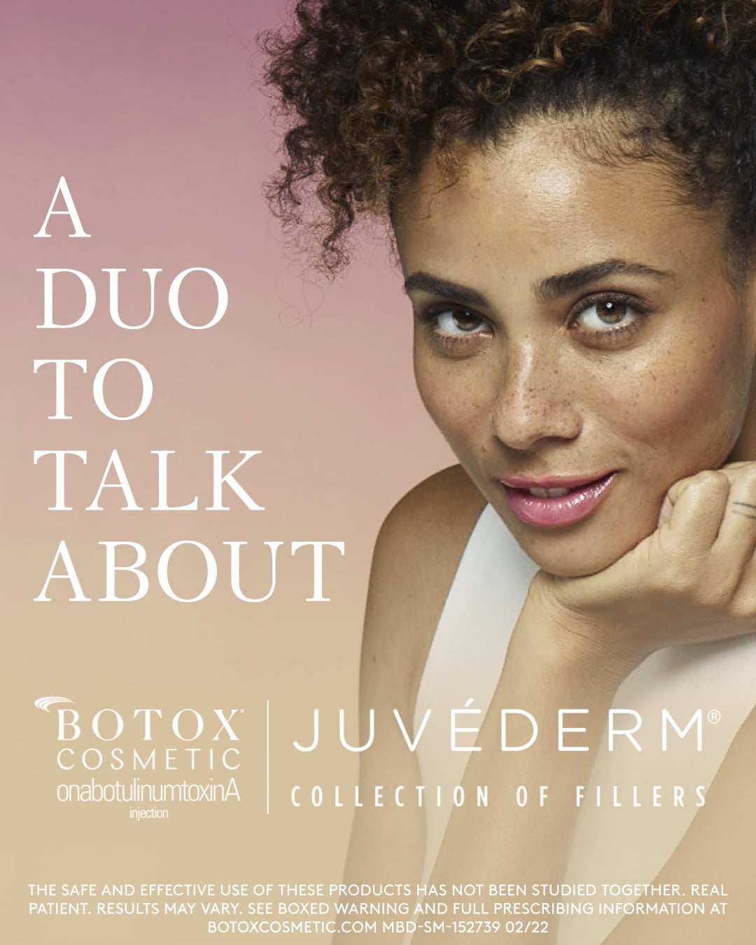 Model Botox & Juvederm