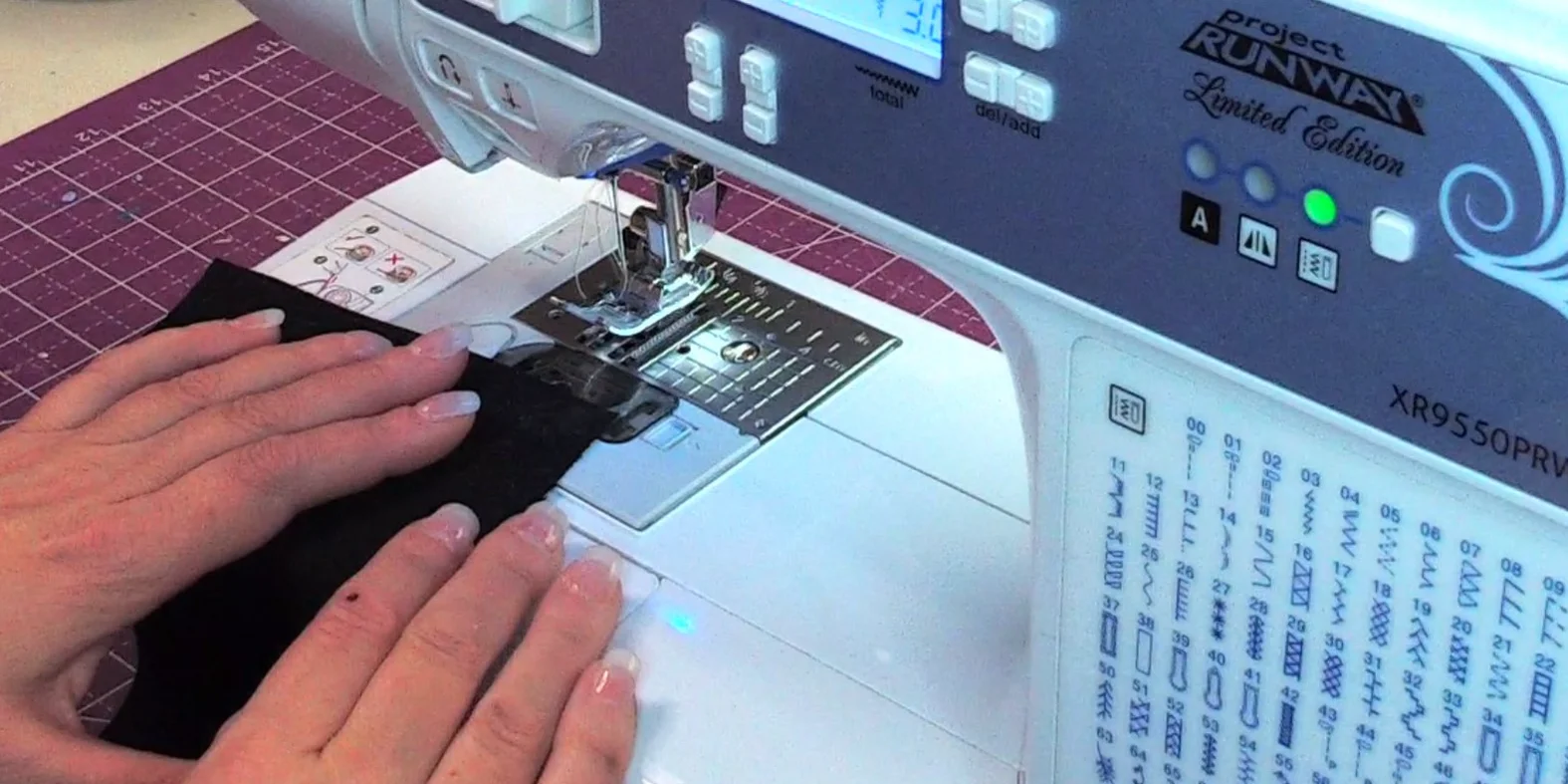 Threading the machine & basic stitches on Vimeo