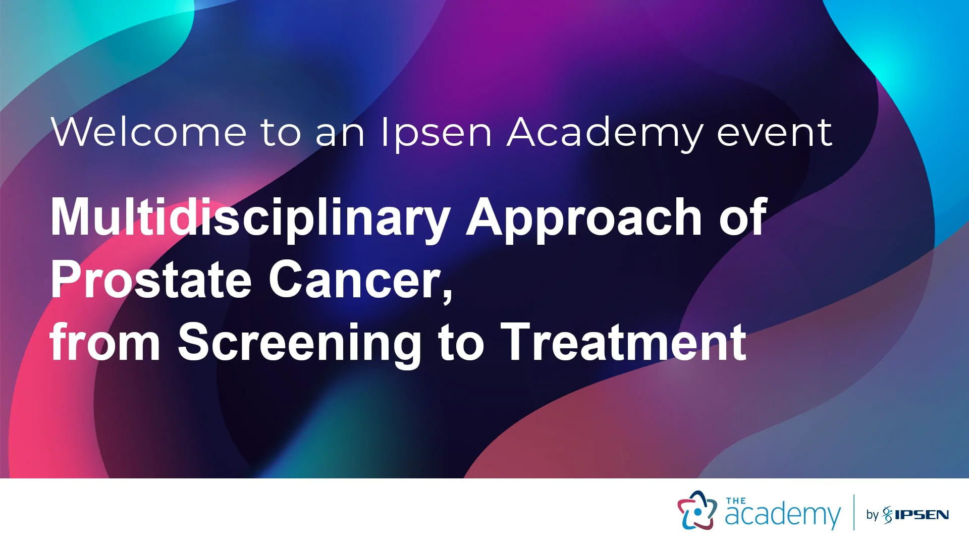Multidisciplinary Approach Of Prostate Cancer By Ipsen Academy On Vimeo