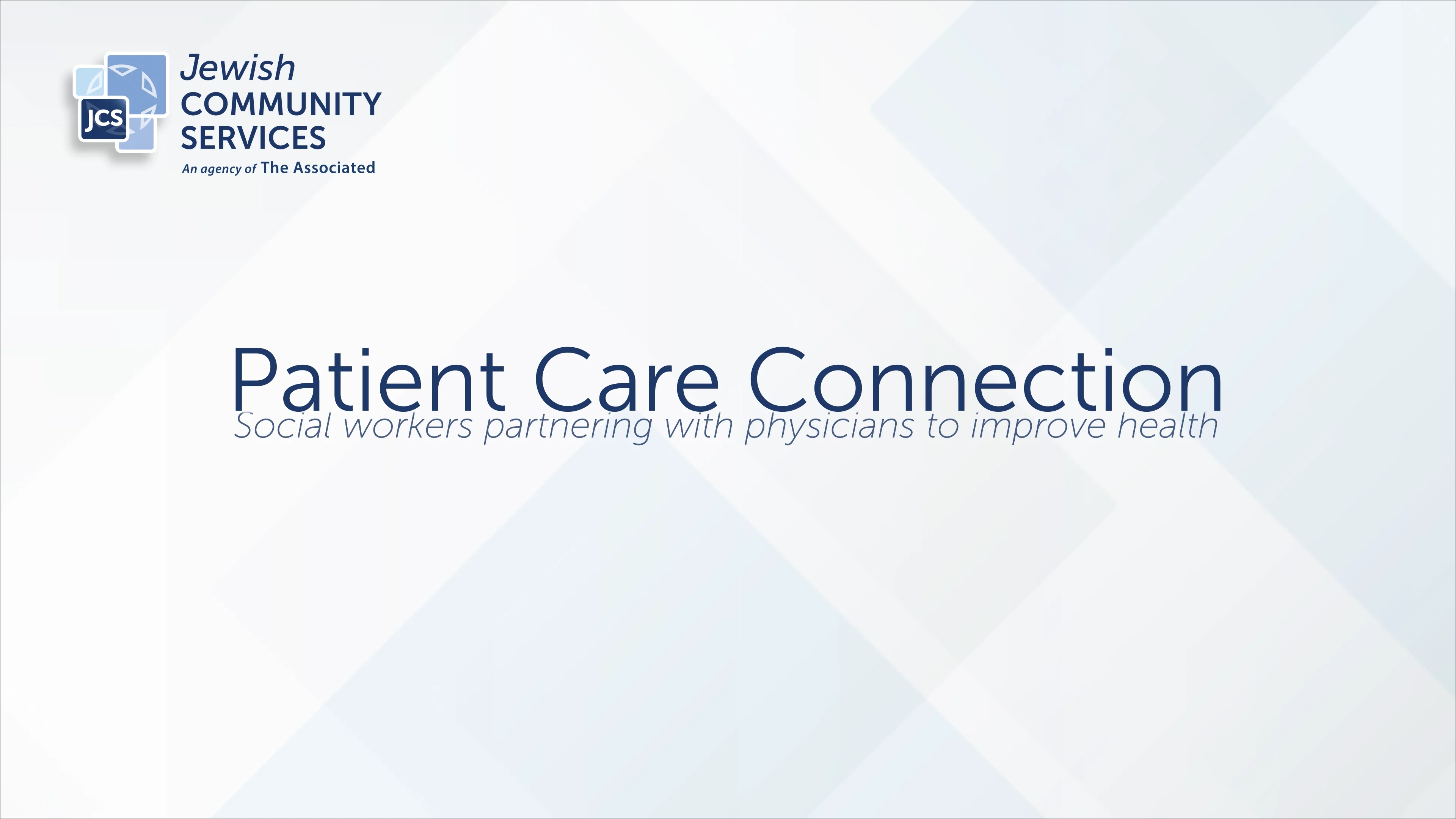 Patient Care Connection - JCS Baltimore.mp4 on Vimeo