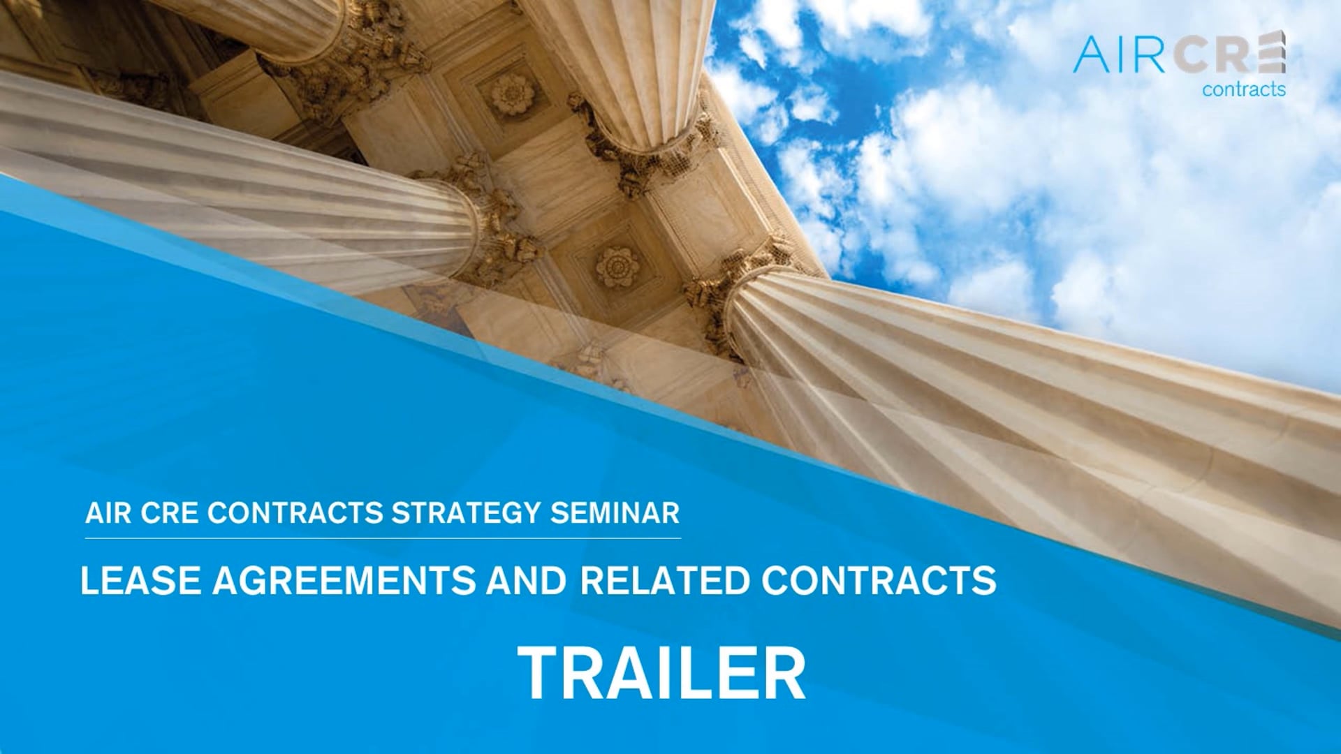 Watch AIR CRE Contracts Strategy Seminars - Lease Agreements Online ...