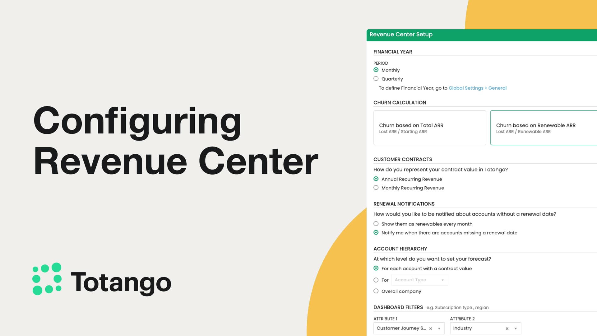 Configuring Revenue Center on Vimeo