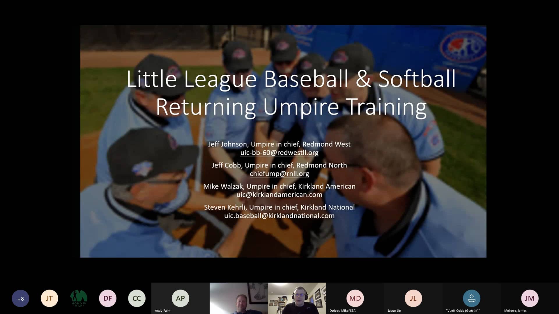 2021.03.18 Returning Umpire Classroom Training on Vimeo
