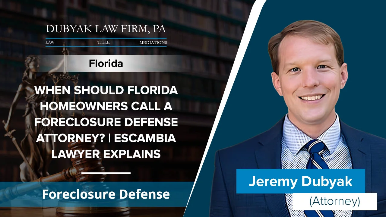 When Should Florida Homeowners Call A Foreclosure Defense Attorney ...