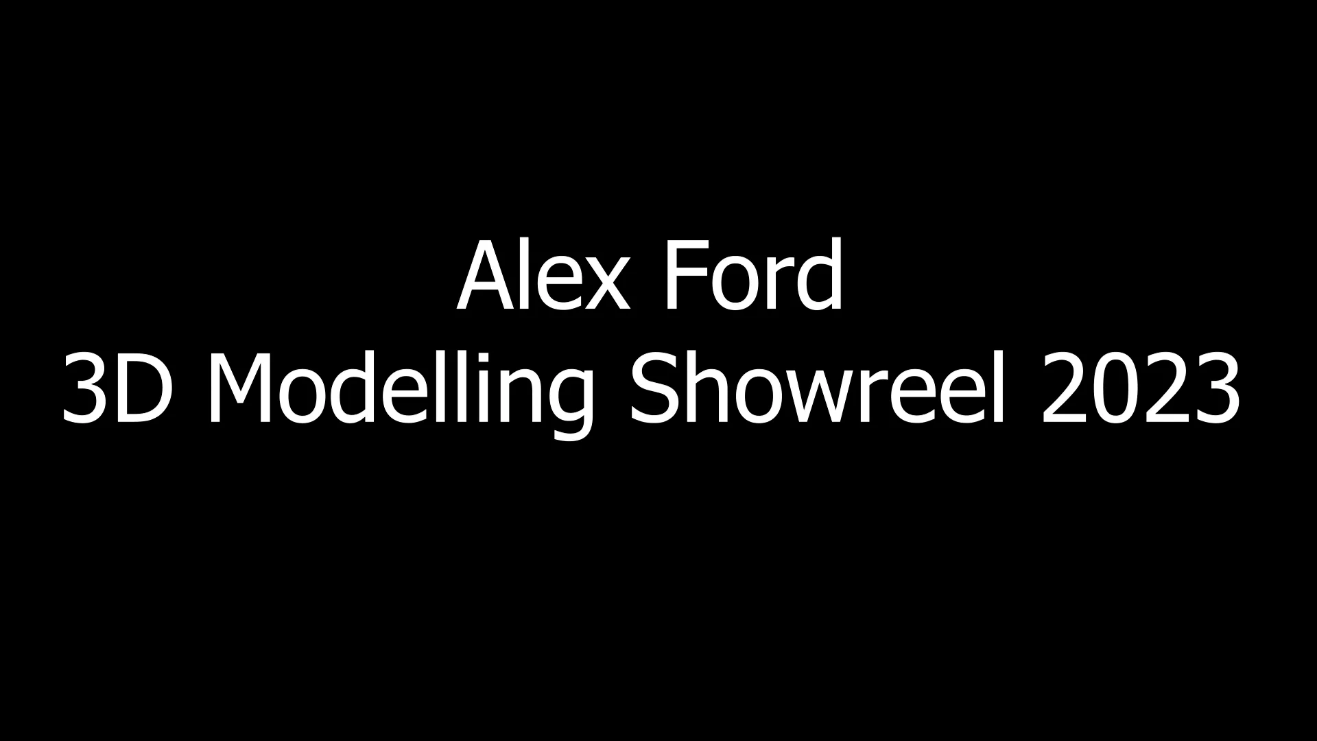 Modelling_Showreel_2023.mp4 on Vimeo