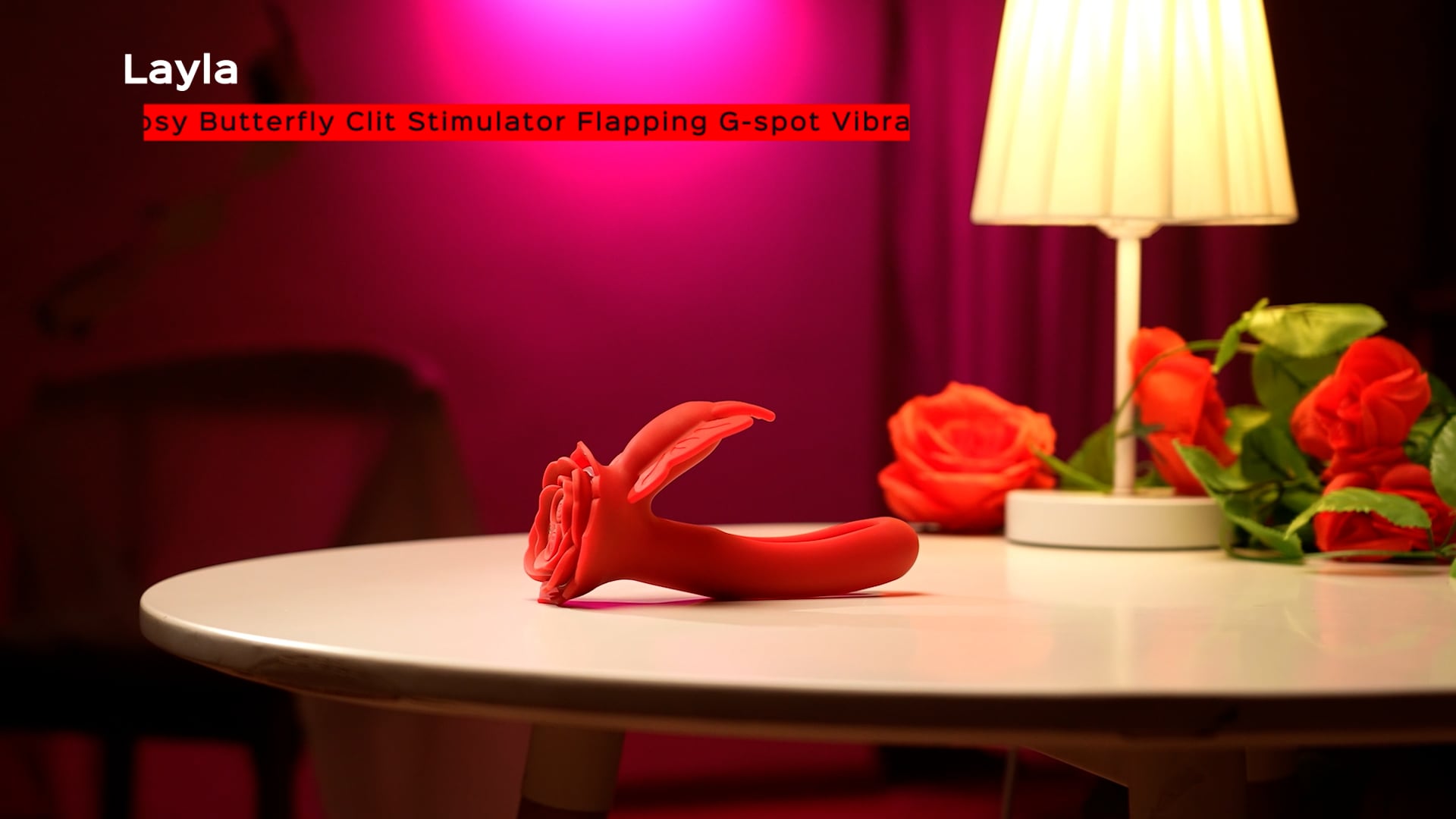 PC-Layla-Rosy Butterfly Clit Stimulator Flapping G-spot Vibrator on Vimeo