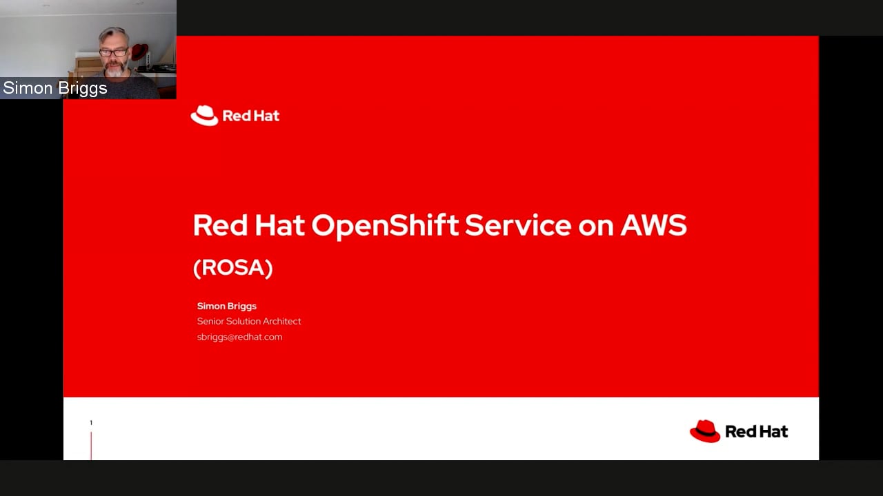 Red Hat OpenShift Service on AWS (ROSA).mp4 on Vimeo