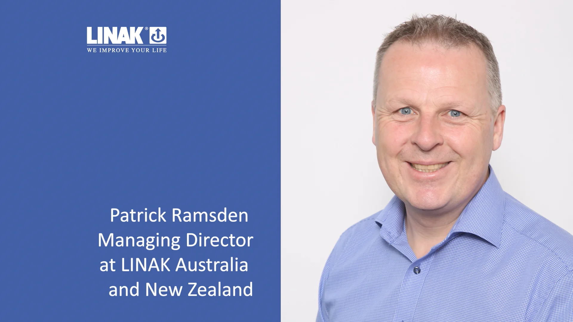 Patrick Ramsden, Managing Director at LINAK Australia & New Zealand ...