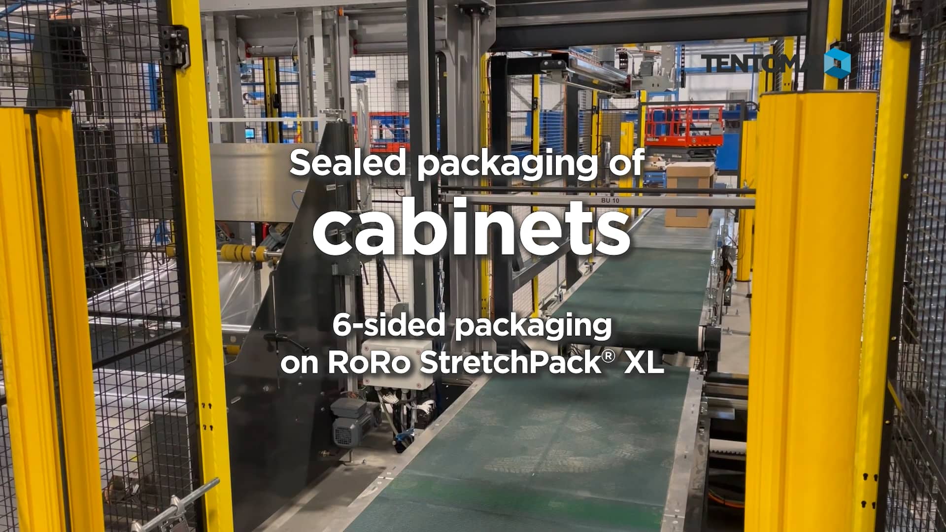 Packaging machine for packaging of cabinets - 100% waterproof on Vimeo