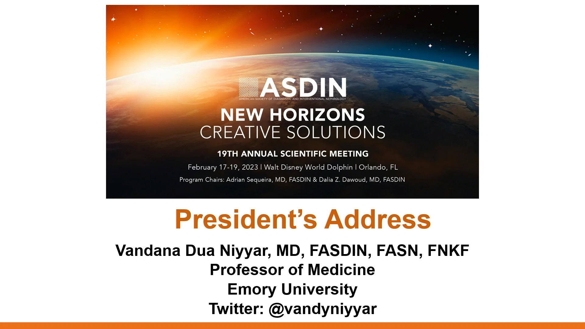 2023 ASDIN Saturday_Presidents Address on Vimeo