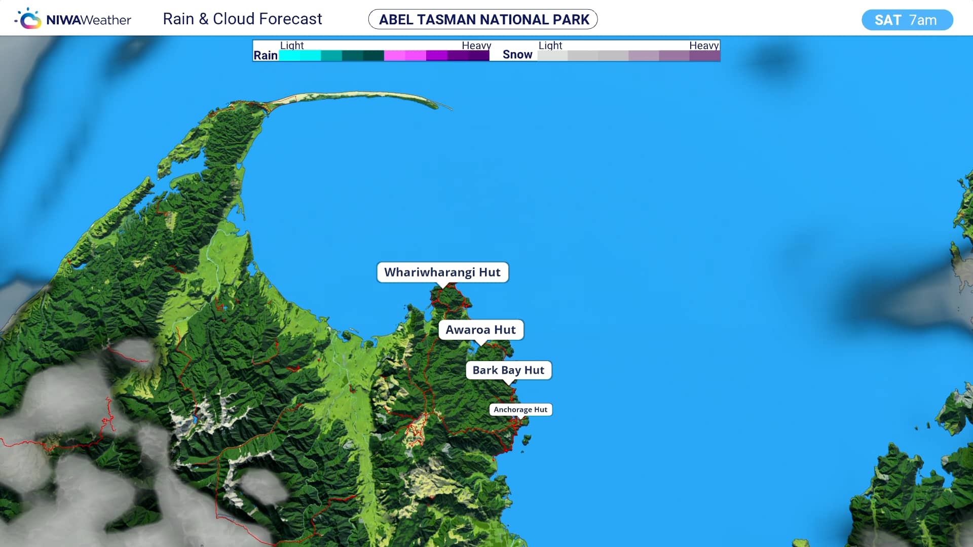 Abel Tasman National Park Weather Outlook on Vimeo