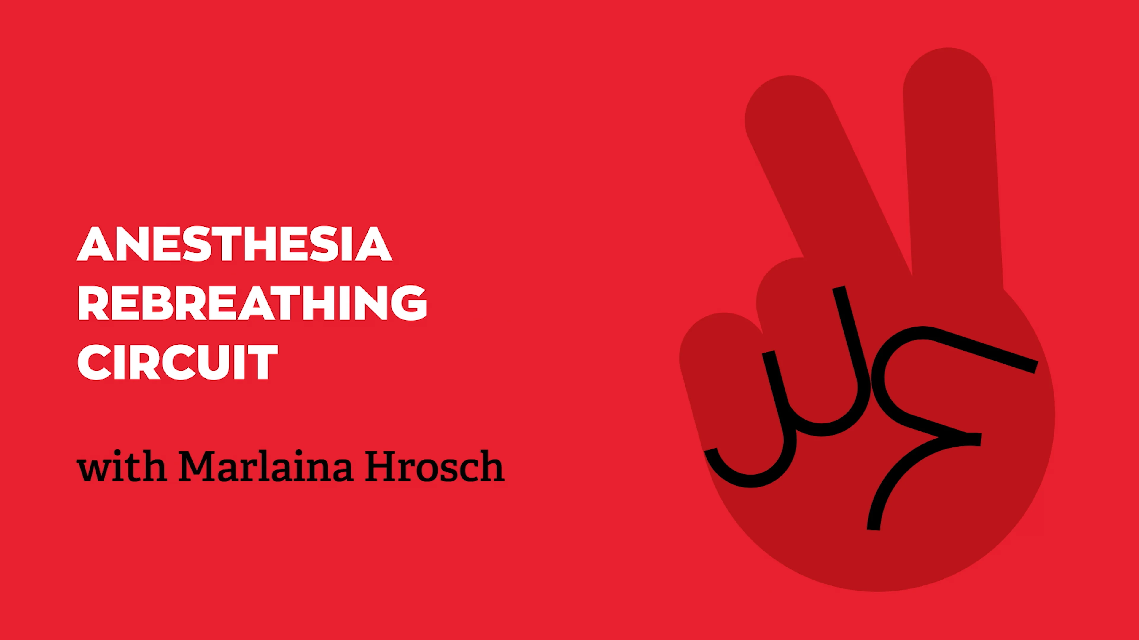 Anesthesia Rebreathing Circuit