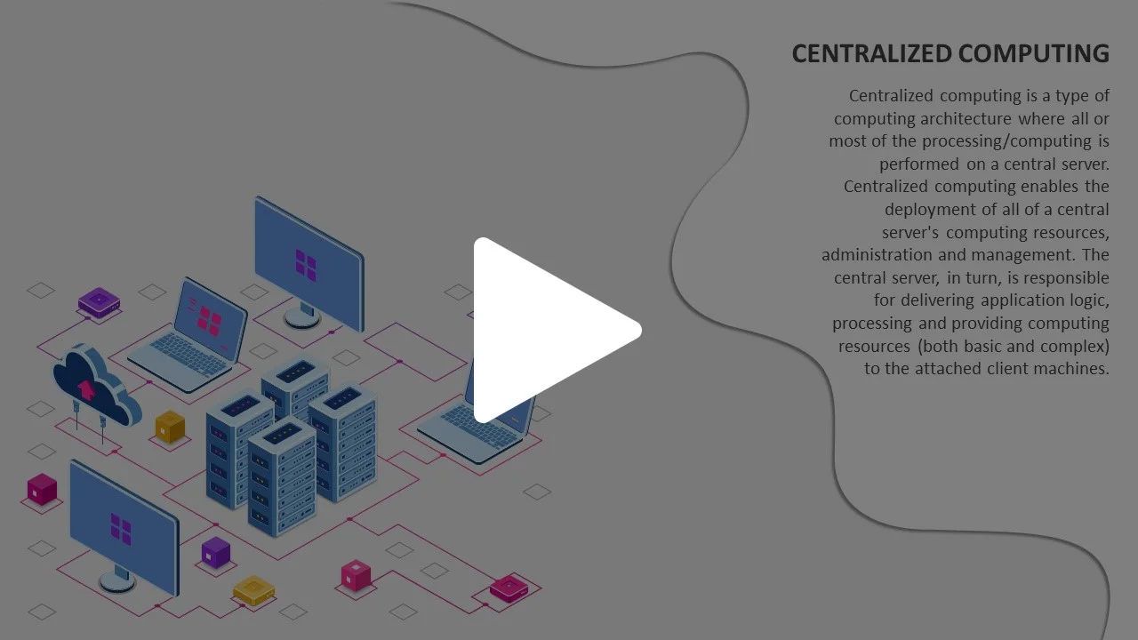 Centralized Computing Animated Presentation - SketchBubble