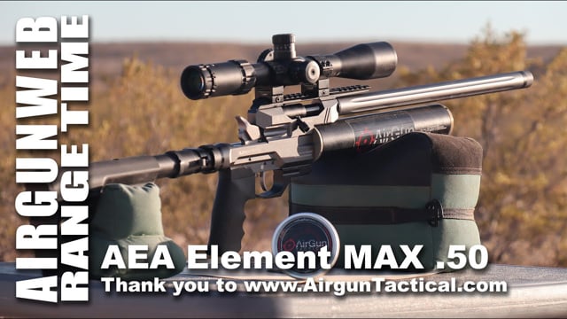 AEA Element MAX .50 Cal PCP Powerhouse - Compact .50 Cal Hunting PCP ...