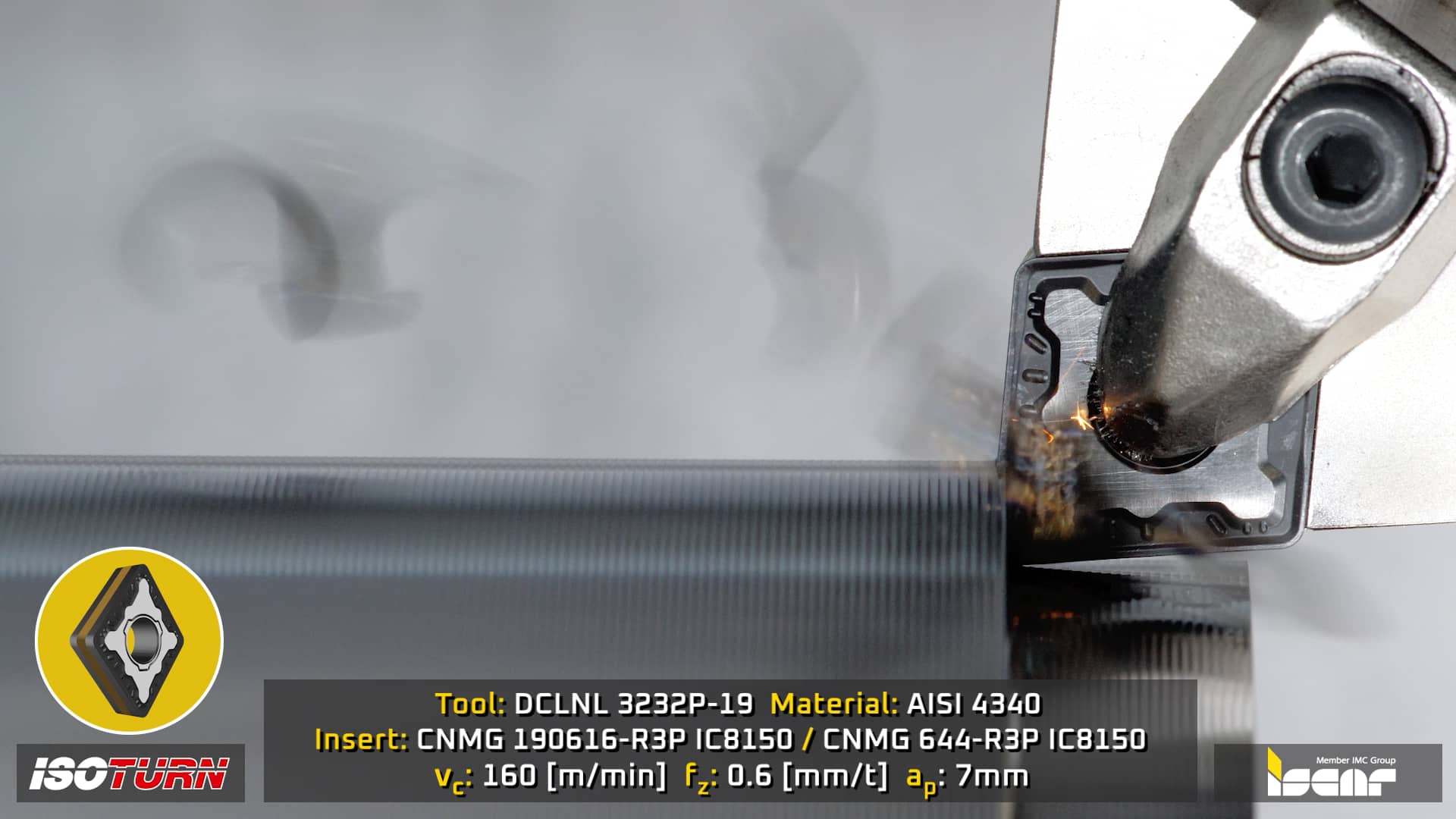 ISCAR ISOTURN - CNMG 644 R3P on Vimeo
