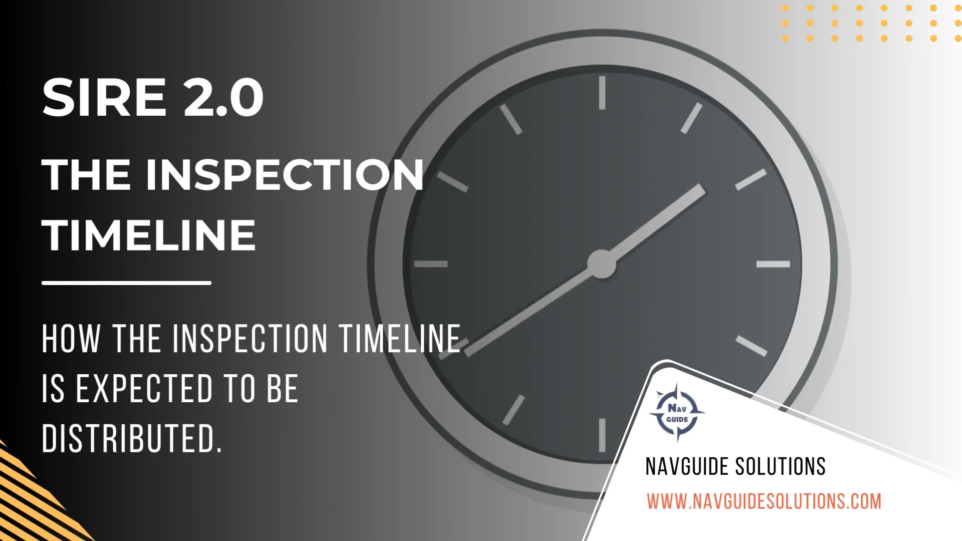 Sire 2.0 Course Part 12 - Inspection time distribution