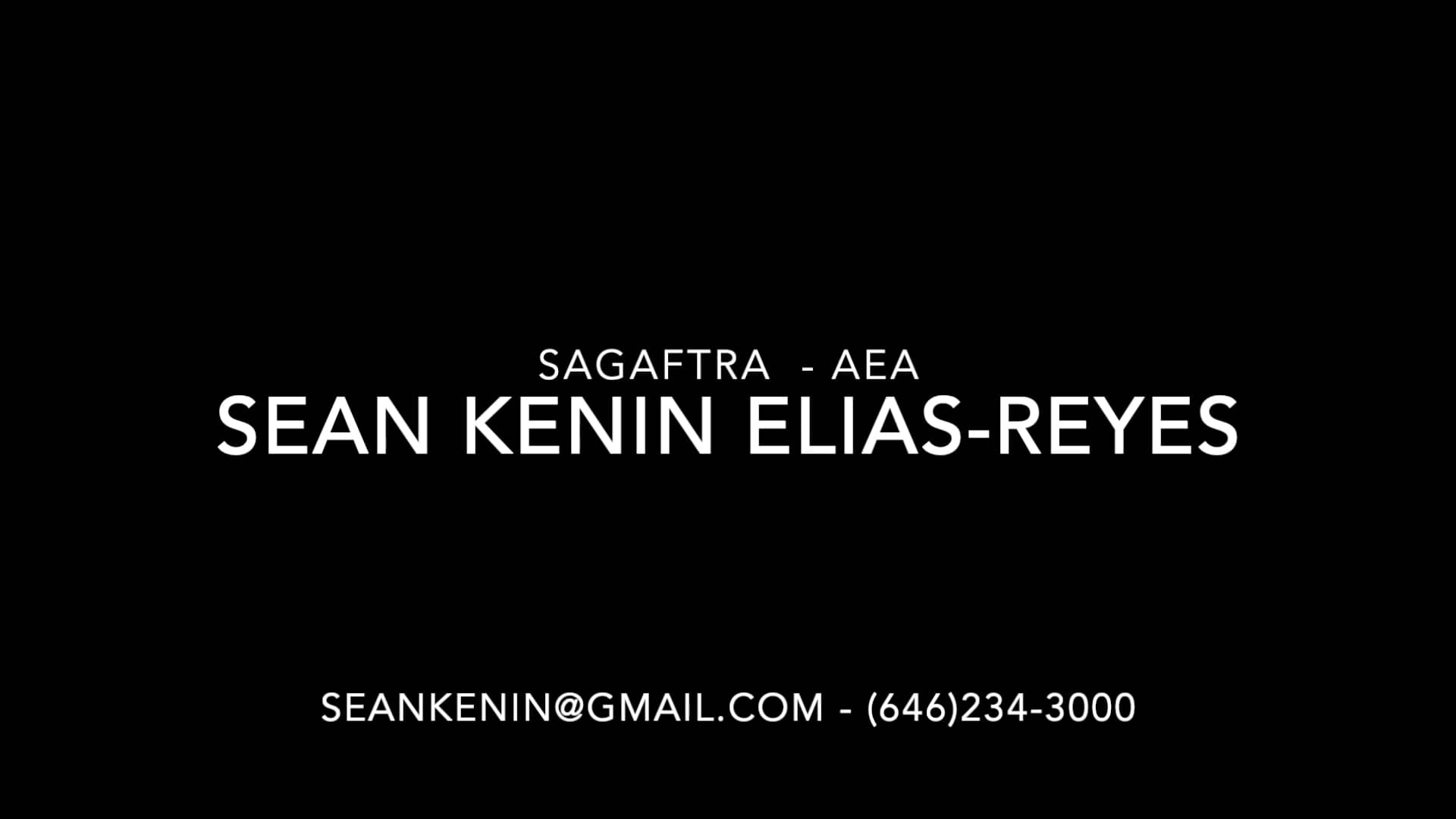 Sean Kenin Elias-Reyes REEL 2022 on Vimeo