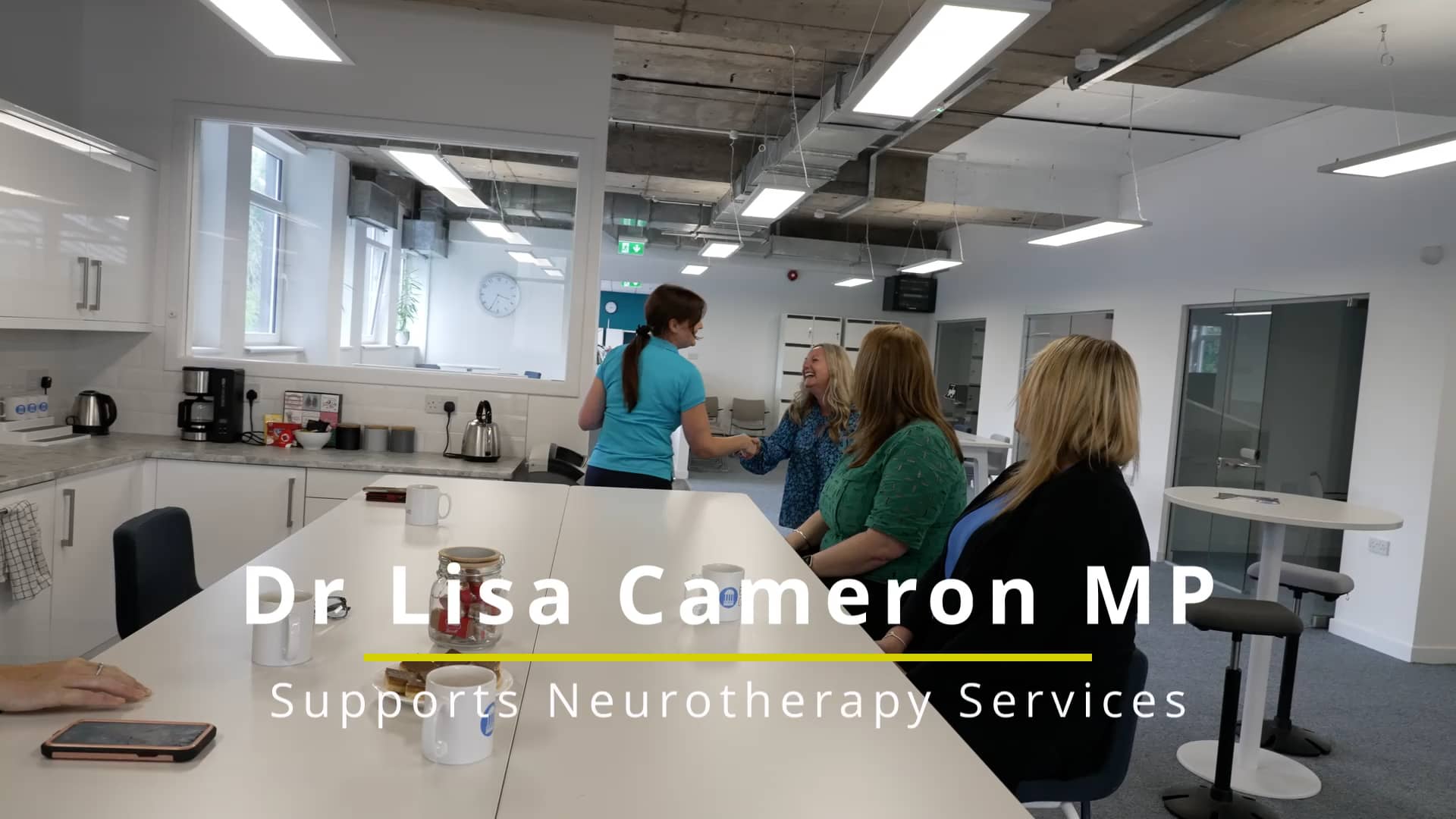 Dr Lisa Cameron MP - Visits Neurotherapy Services on Vimeo