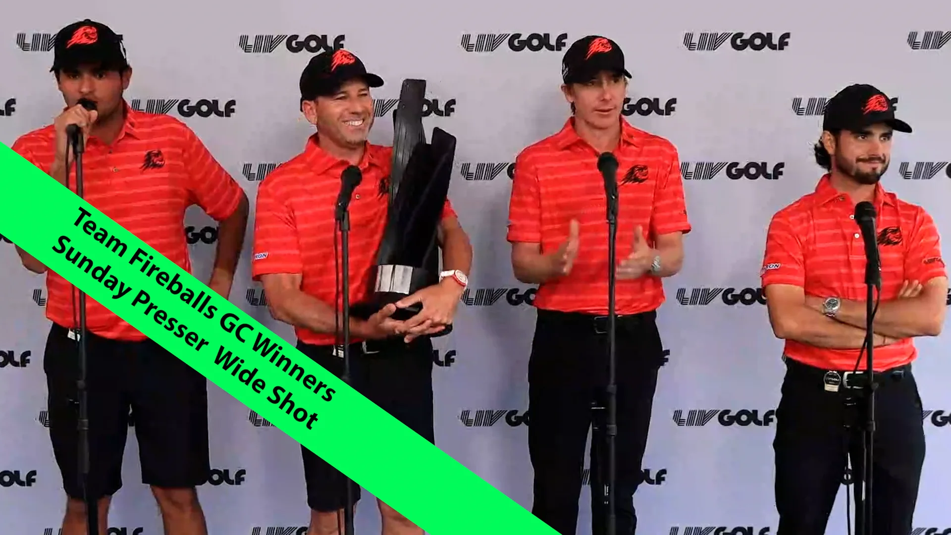 LIV Golf Tucson Winning Team: Fireballs GC Press Conference on Vimeo