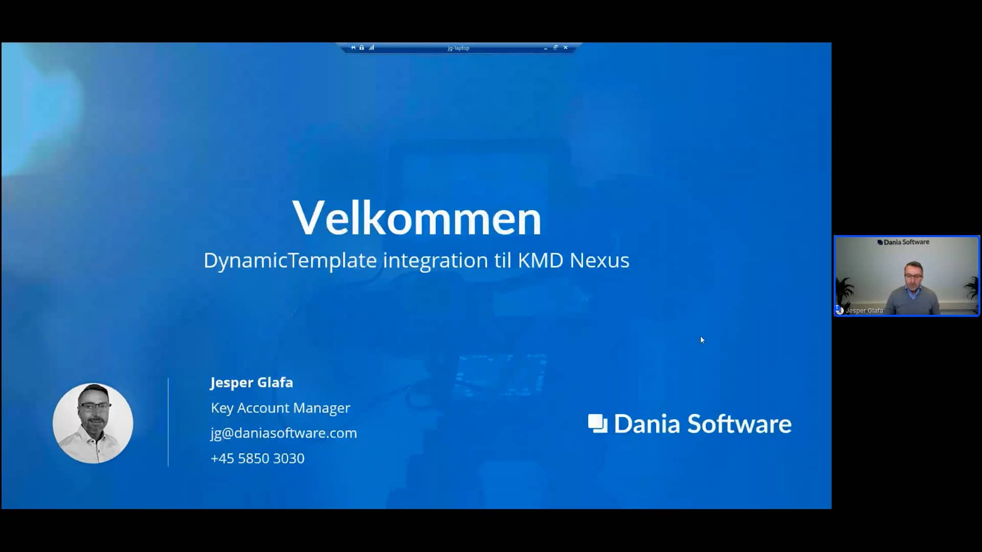 Webinar: Ny og forbedret funktionalitet i DynamicTemplate og KMD Nexus | Dania Software A/S on Vimeo
