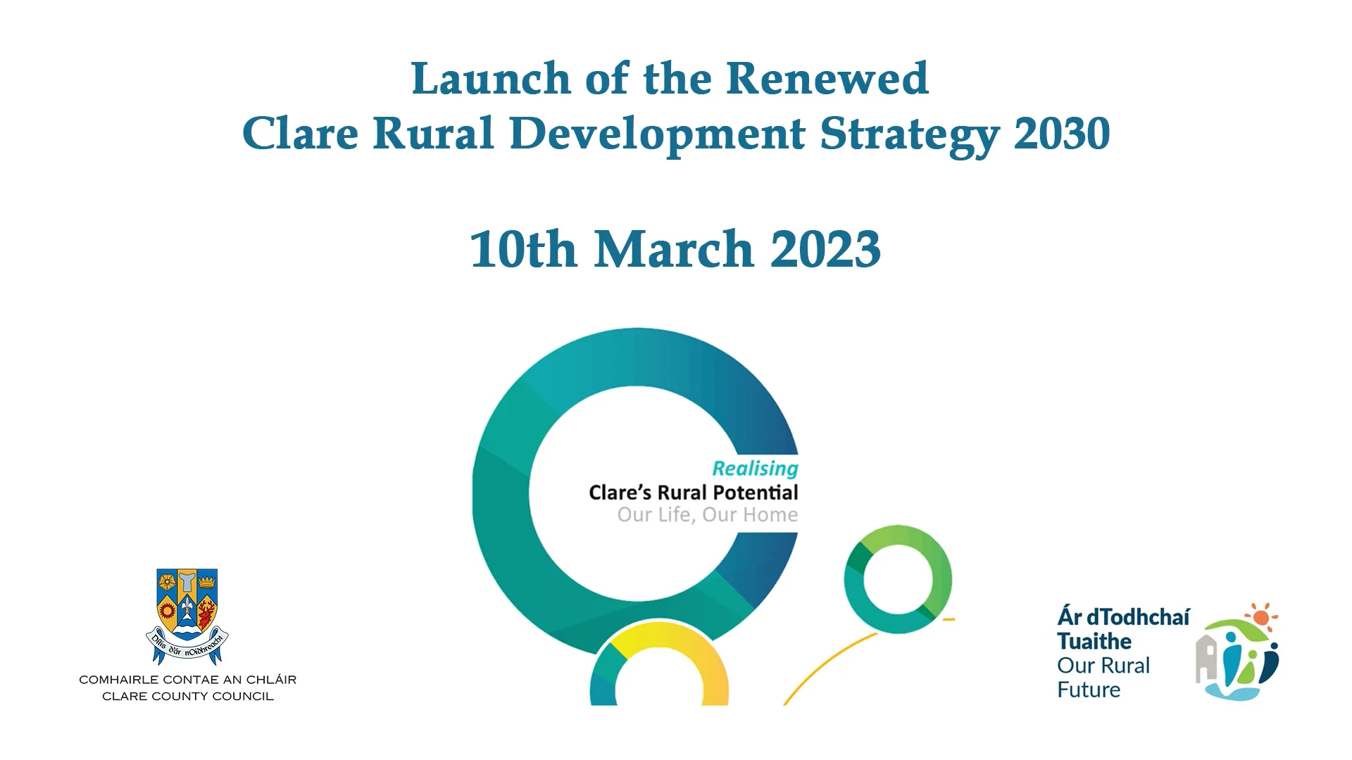 Renewed Clare Rural Development Strategy 2030 Launch Day on Vimeo
