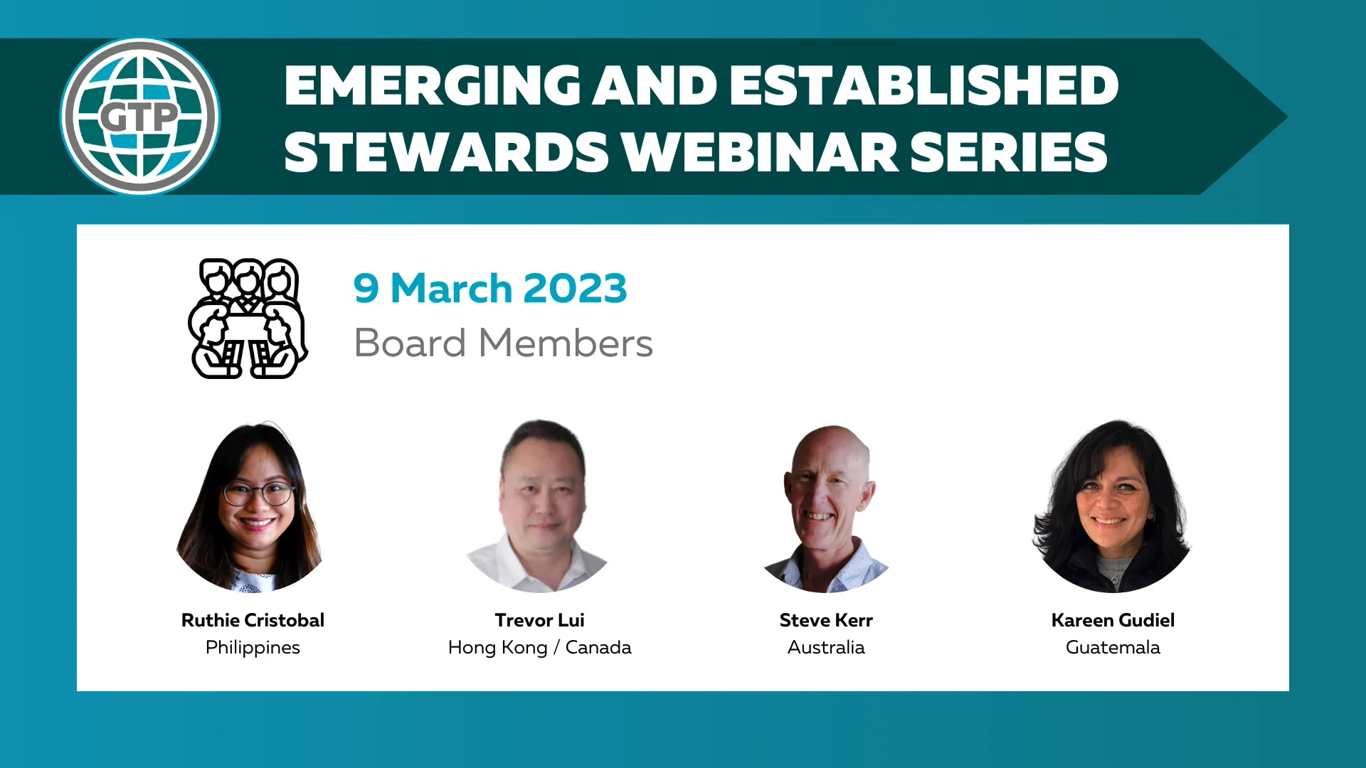 Webinar #1 for Board Members (Emerging and Established Stewards Webinar ...