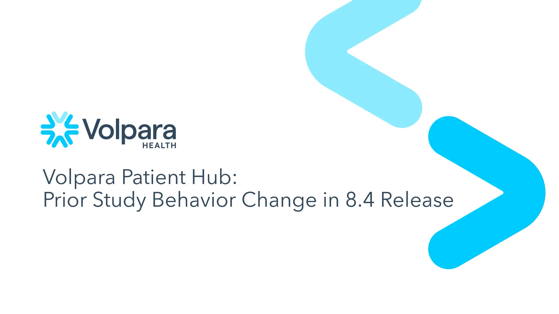 Volpara Patient Hub - Prior Study Behavior Change 8.4 Release on Vimeo