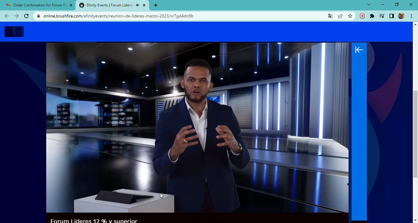 Efinity Events _ Forum Lideres 12 % y superior - Google Chrome 2023-03-20 09-50-32.mp4 on Vimeo