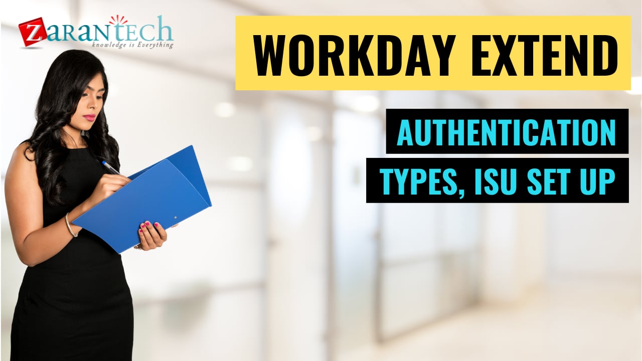 Authentication Types, ISU set up - Workday Extend Training on Vimeo