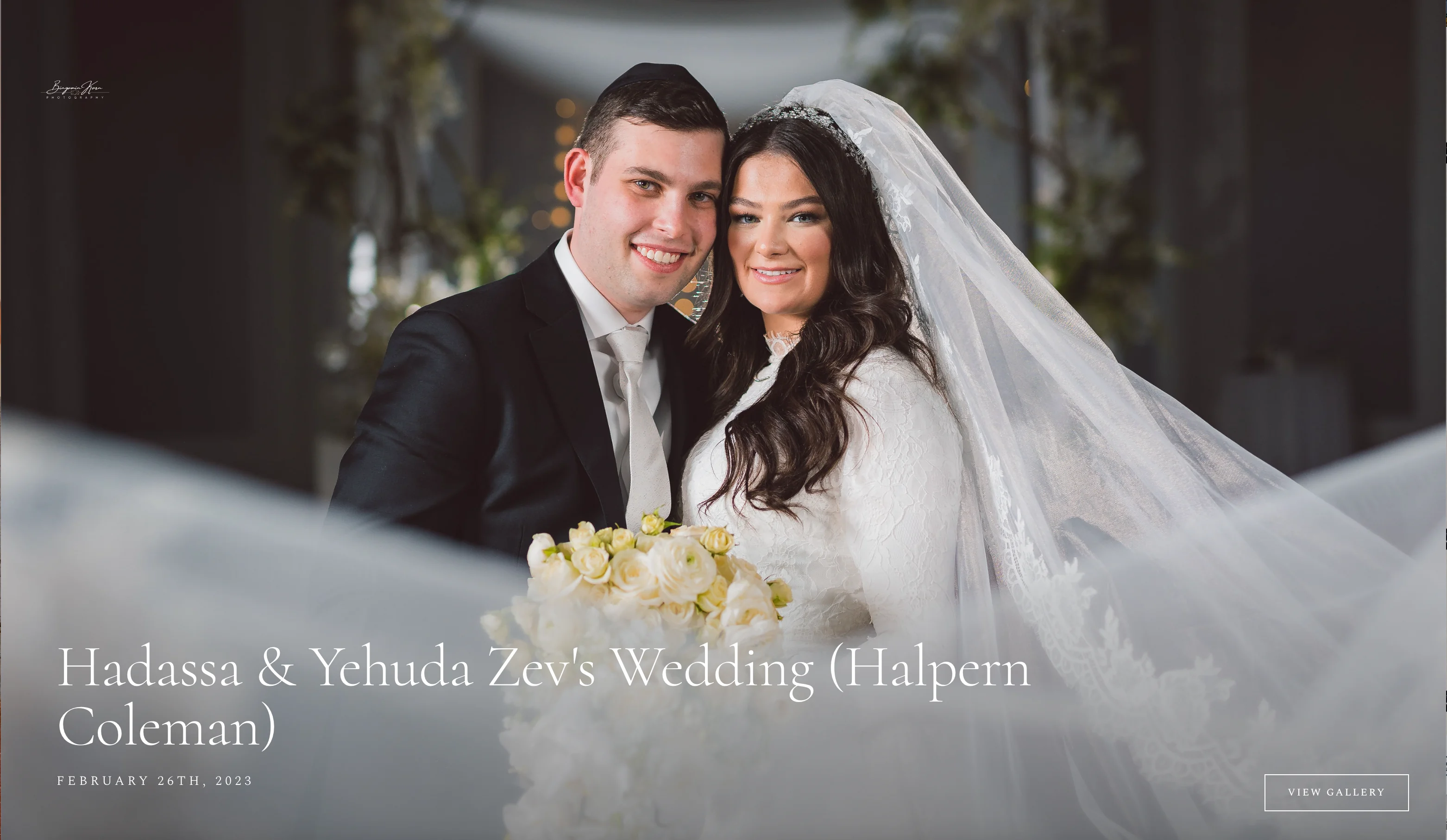 Hadassa & Yehuda Zev's Cinematic Wedding Highlight Video 02.26.23 - A Binyamin Korn Photography ...