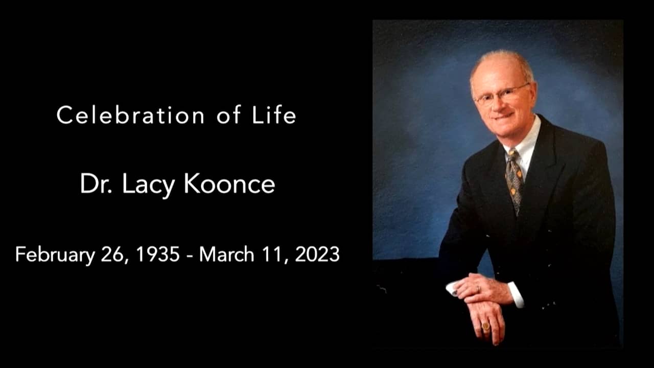 3-20-23 Dr. Lacy Koonce | Celebration Of Life on Vimeo