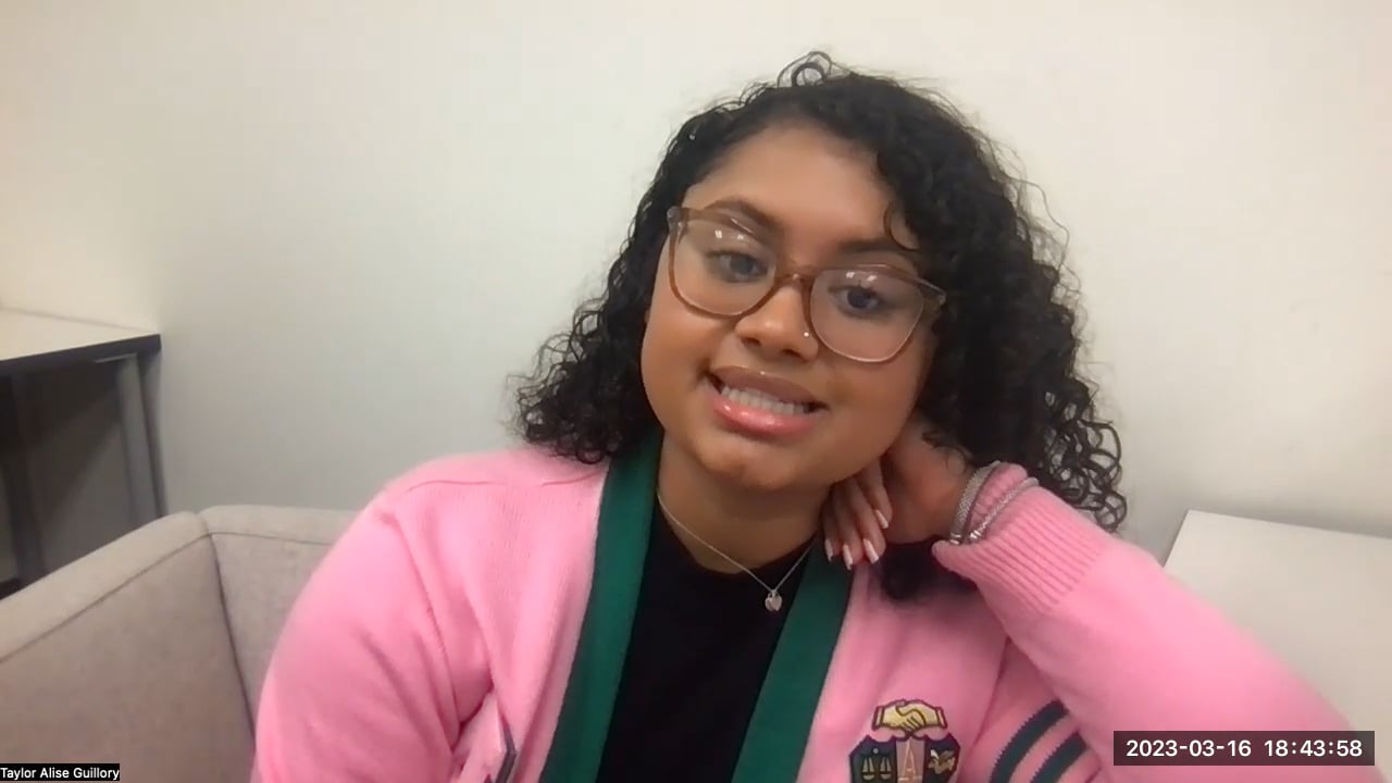 Taylor Guillory - Dual degree testimonial on Vimeo