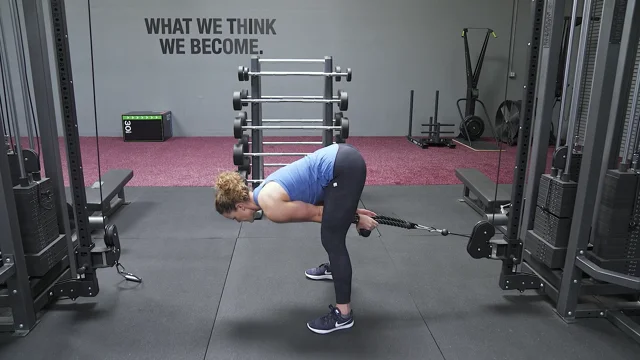 Rope Pullover Superset With Rope High Row