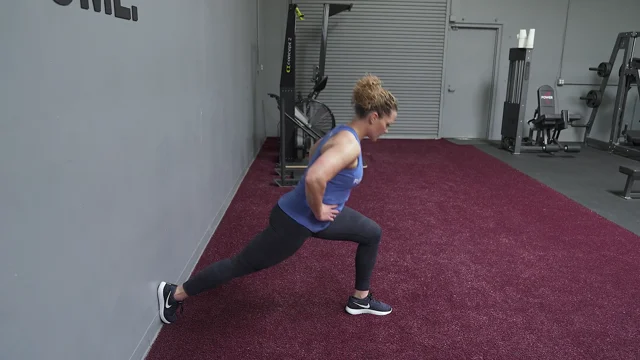 Stationary Lunge One Leg Pump