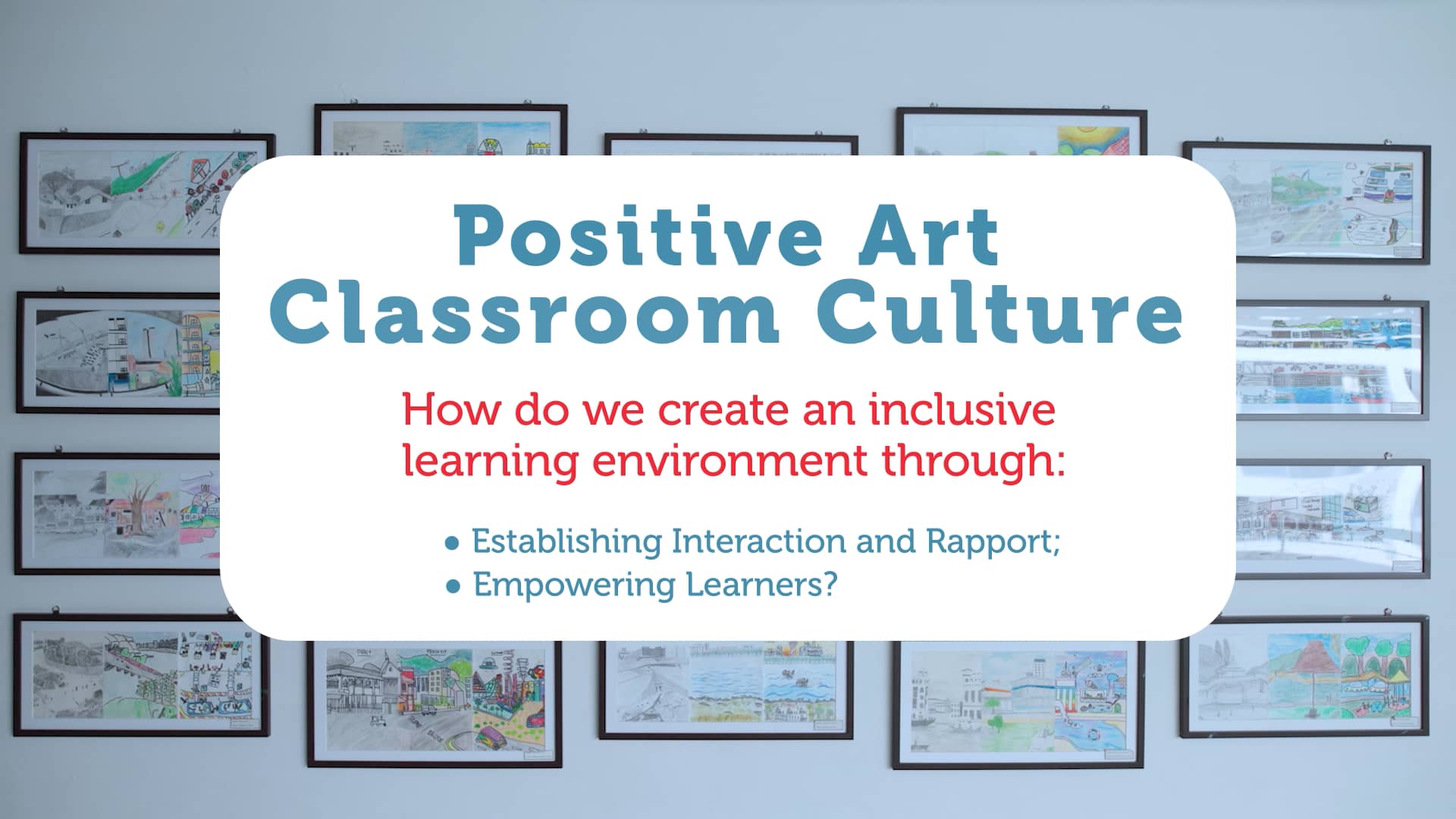 Inclusive Art Classroom_Mrs Eileen Peh on Vimeo