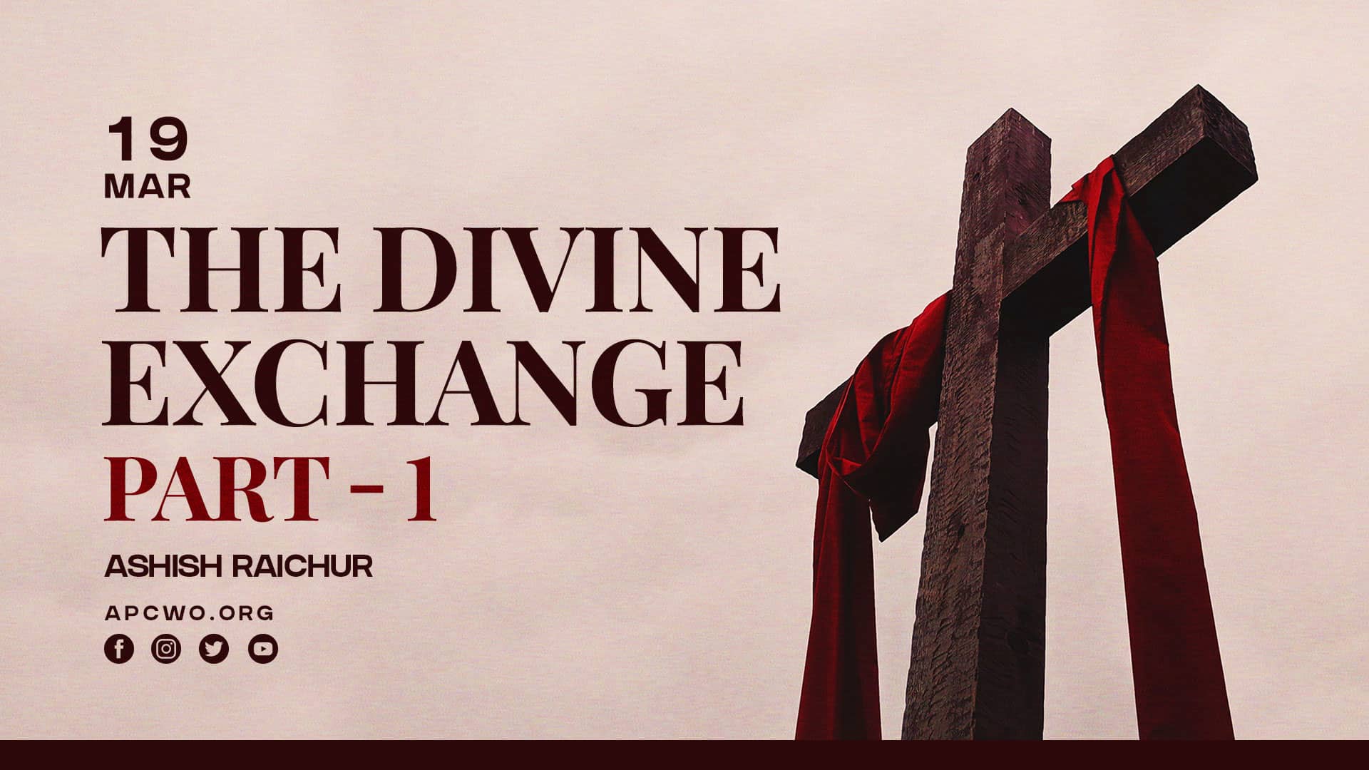 The Divine Exchange - The Cross of Jesus Christ-Part-1 | Sermon ...
