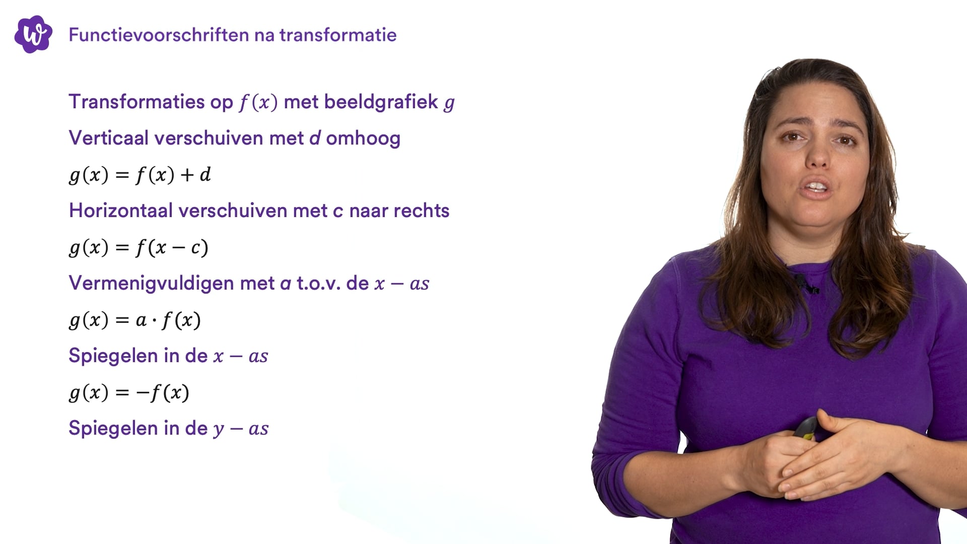 Ćwicz z Functies bewerken z Moderne wiskunde – 4/5/6 vwo – 12 | StudyGo