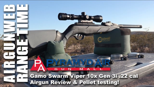 Gamo Swarm Viper Gen 3i .22 Cal Old School Airgun Review and Pellet ...