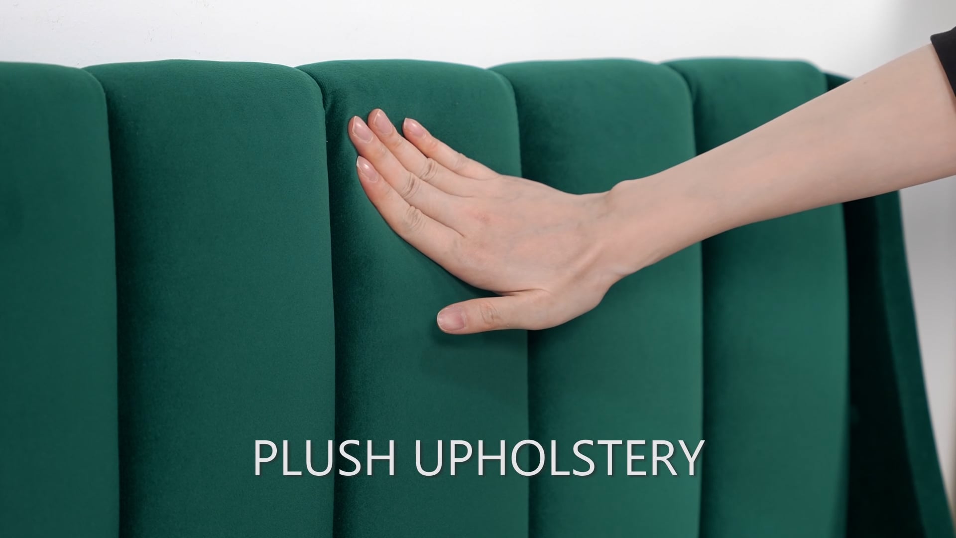 Aspen Modern Vertical Tufted Upholstered Platform Bed, King ...