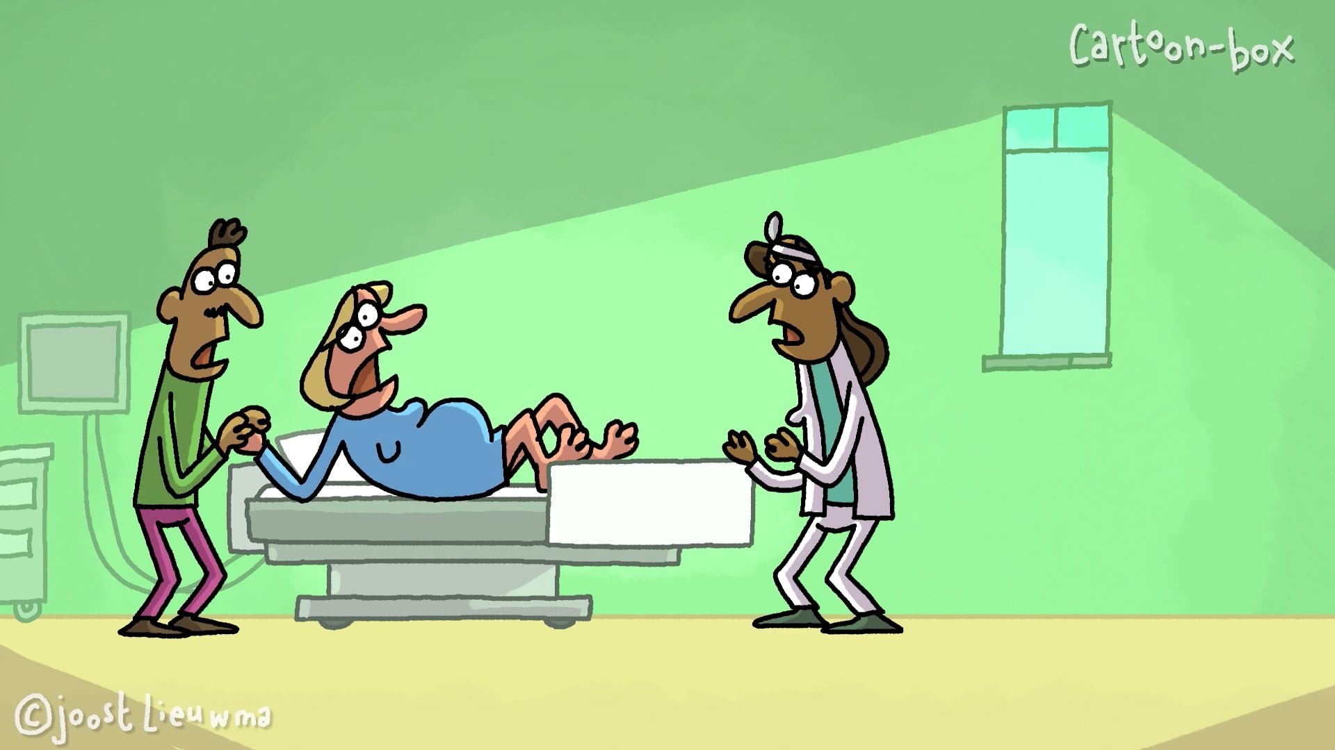 A Healthy Delivery | Pregnant Cartoons | Cartoon Box 336 by Frame Order ...