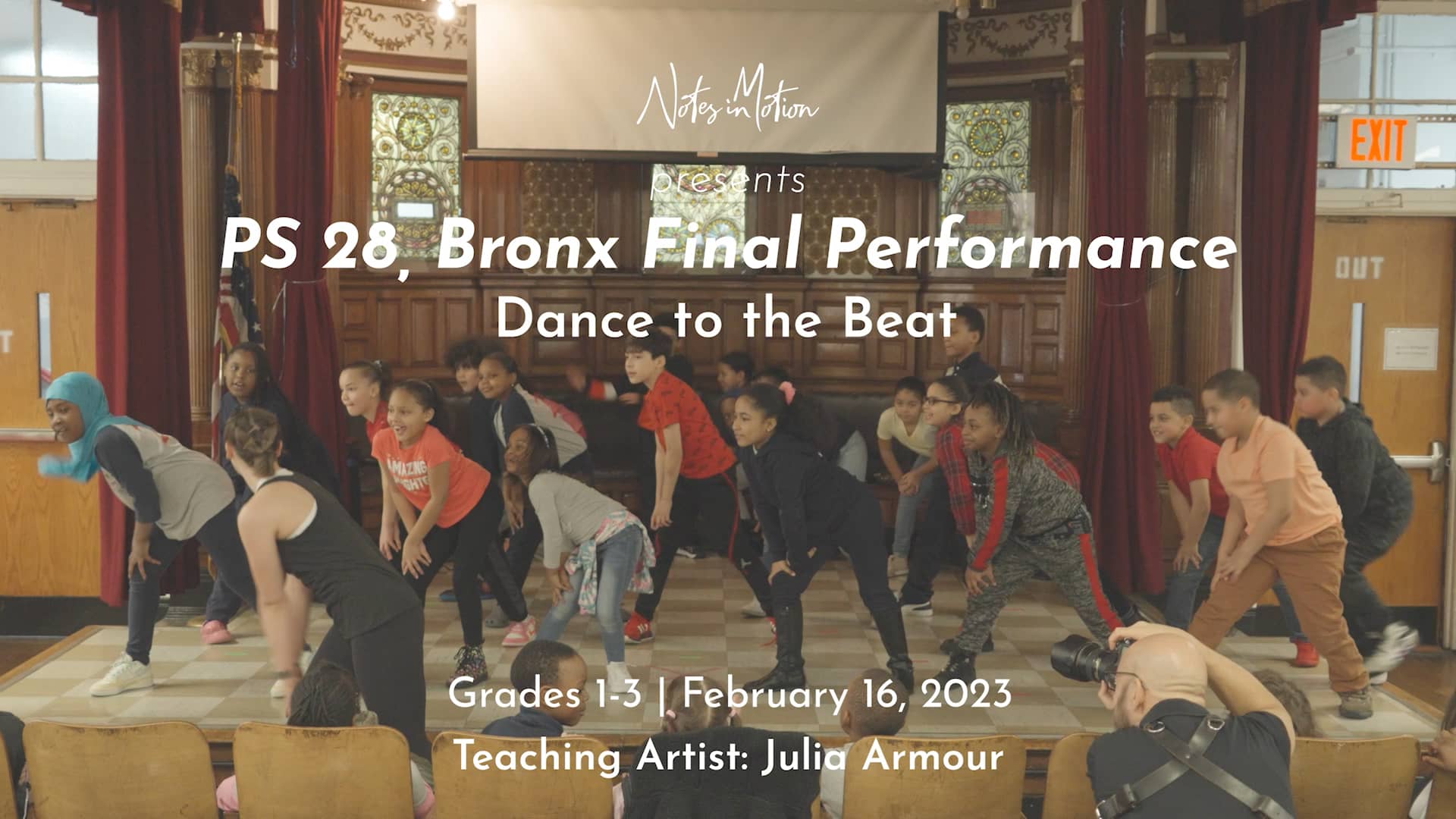 Notes in Motion | PS 28, Bronx | Dance to the Beat | Spring 2023 on Vimeo