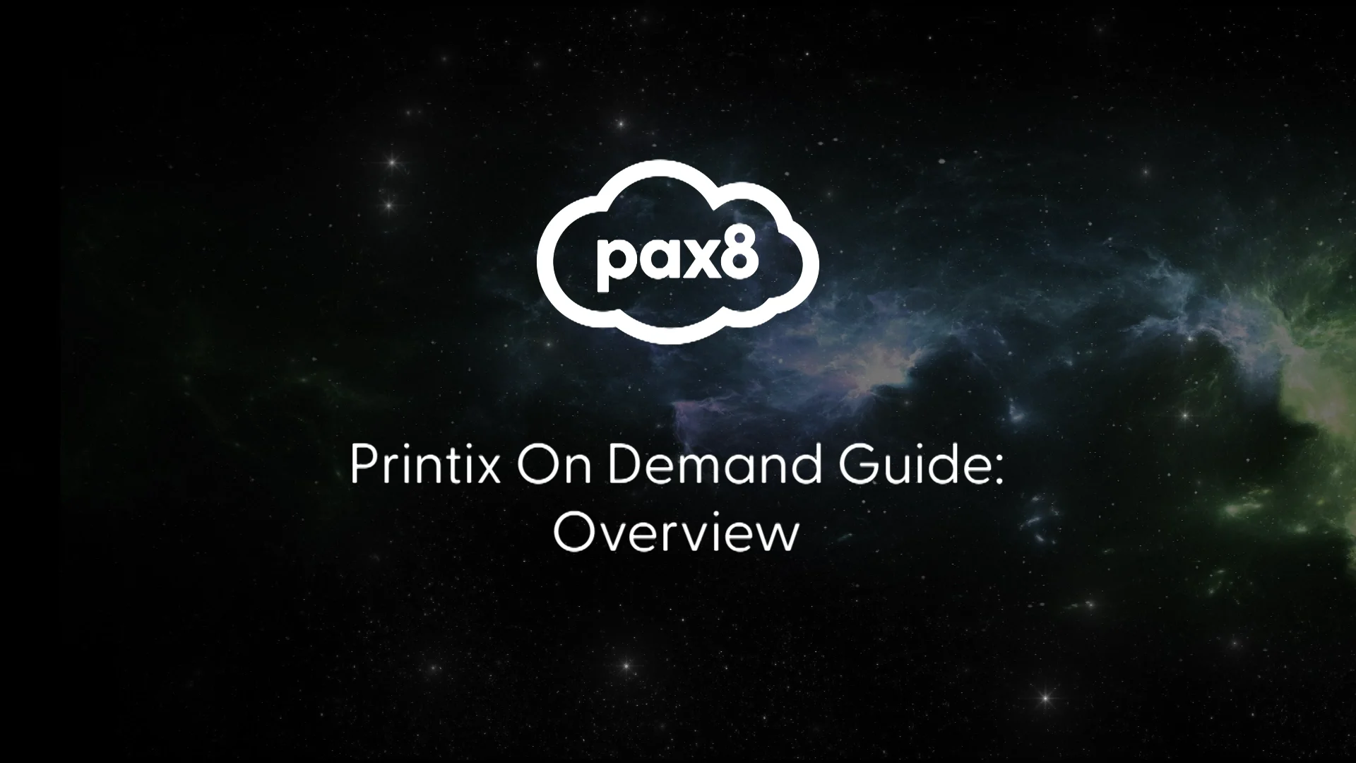 Printix Demo on Demand_Overview