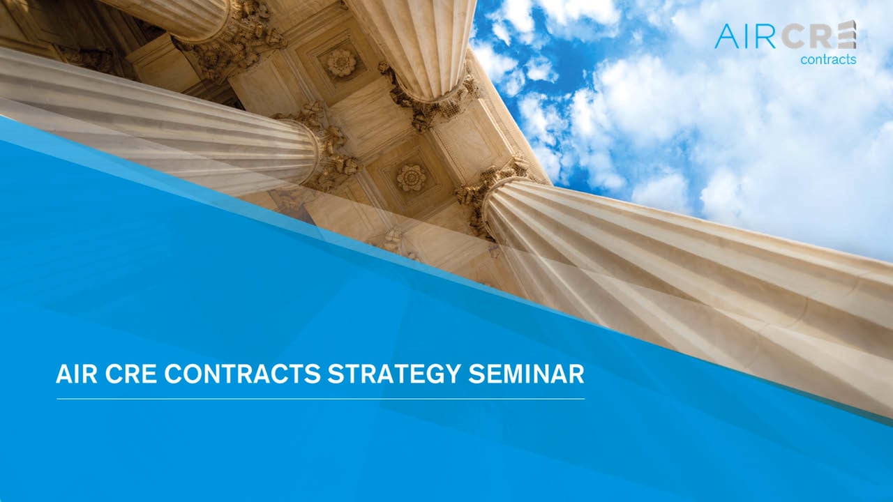 Watch AIR CRE Contracts Strategy Seminars Online | Vimeo On Demand on Vimeo